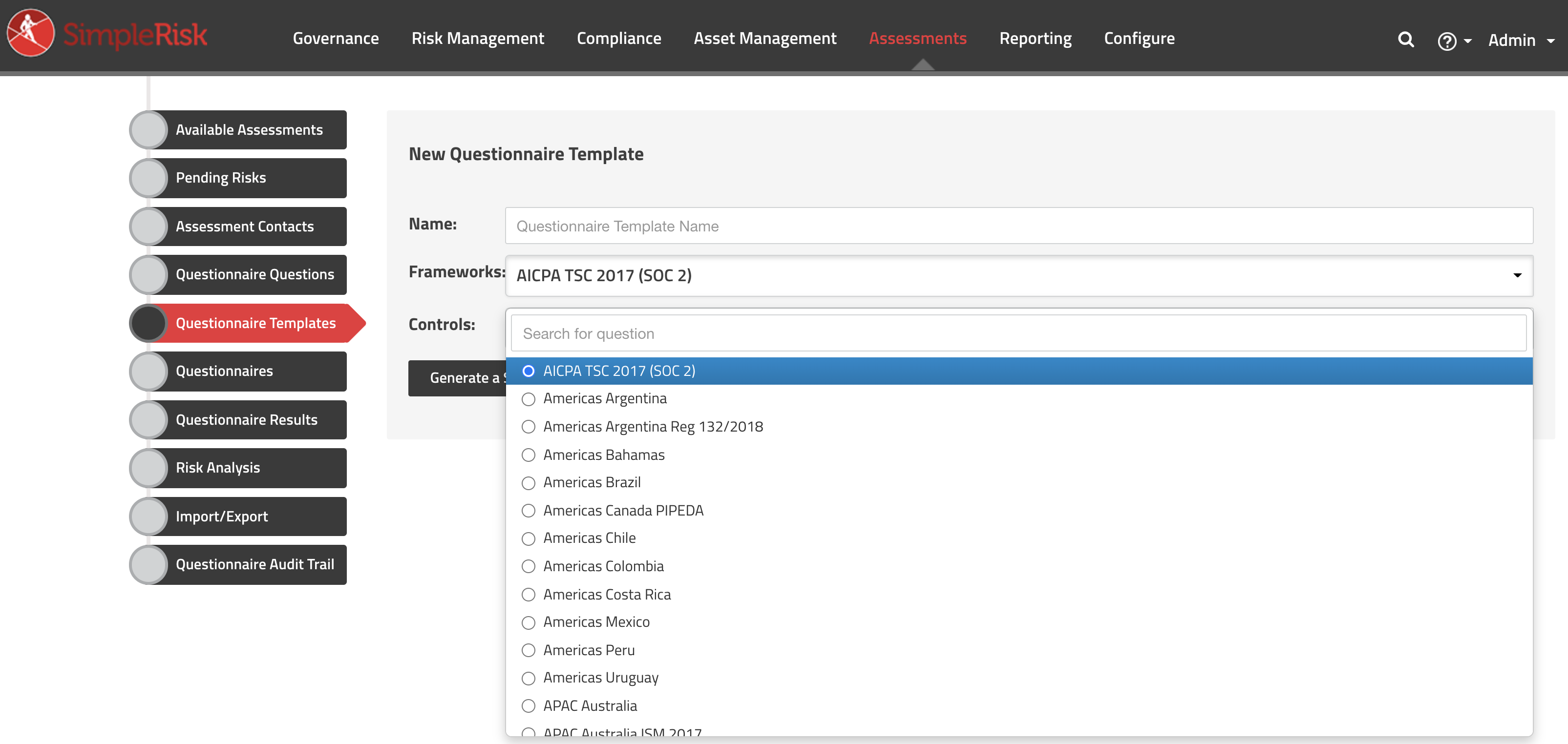 What's new with the SimpleRisk 20201005-001 release? | SimpleRisk GRC Software